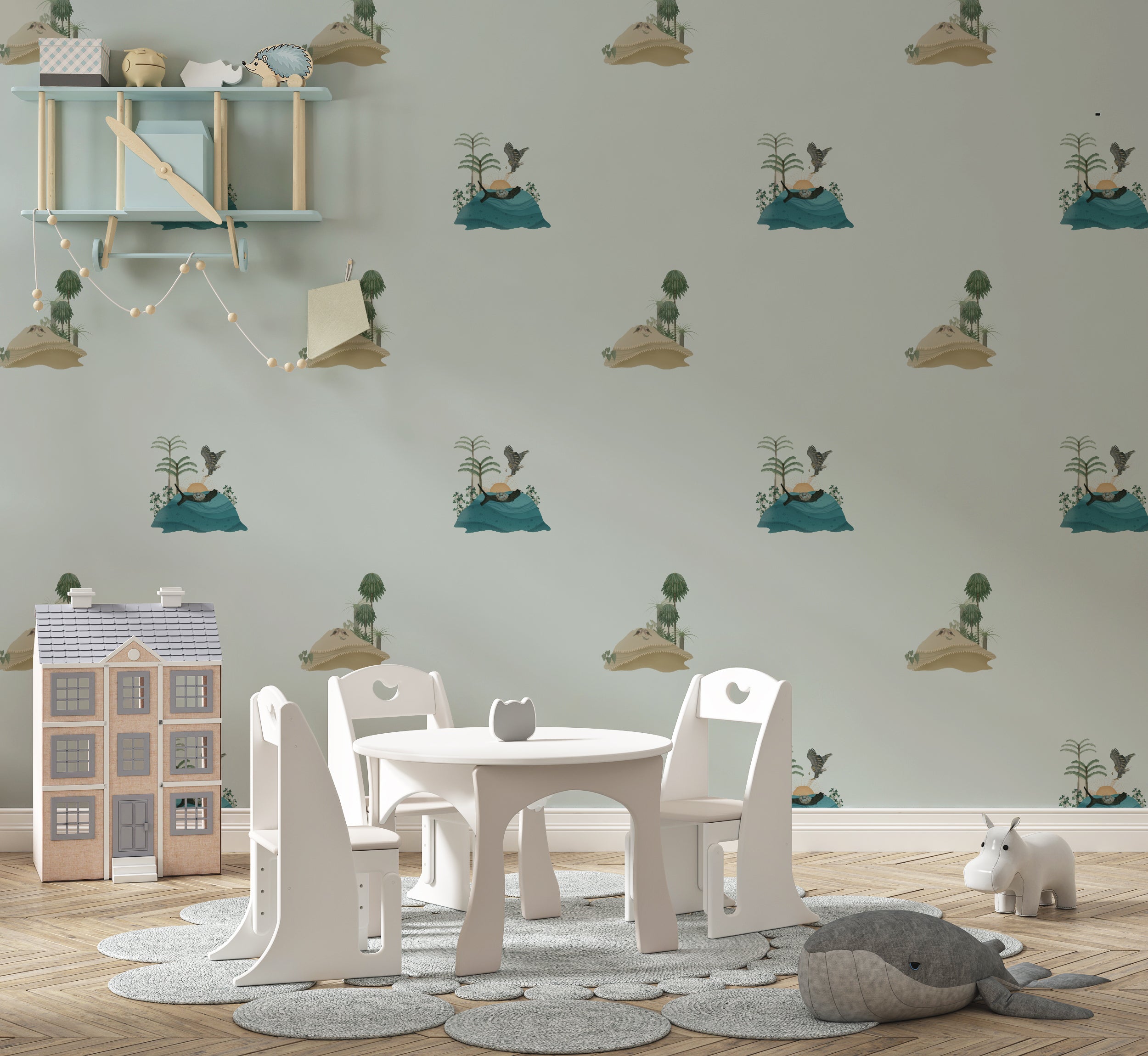 Skyward Flock Kids Wallpaper – House Of Ikari